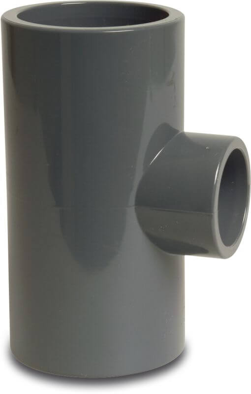 Profec Reducer T-piece 90° PVC-U glue socket grey 63mm x 32mm x 63mm ...